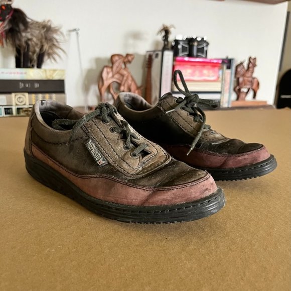 Mephisto | Shoes | Mephisto Suede Loe Top Contrast Lace Up Shoes | Poshmark